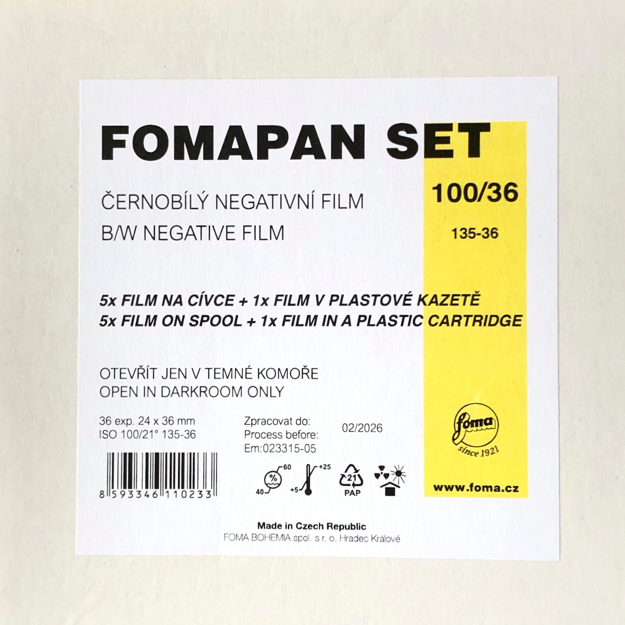 Fomapan 100 – Camera Traders